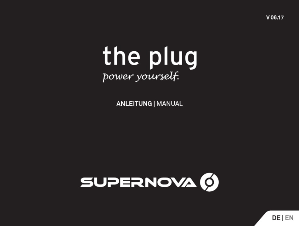 SUPERNOVA THE PLUG MANUAL Pdf Download | ManualsLib