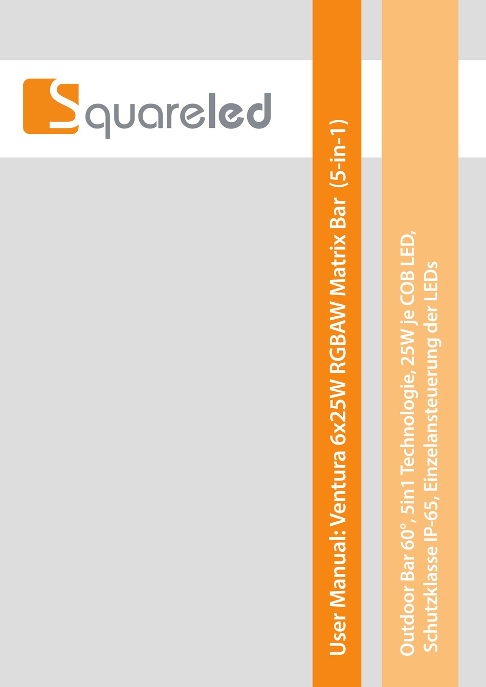 SQUARELED VENTURA 6X25W RGBAW MATRIX BAR USER MANUAL Pdf Download ...