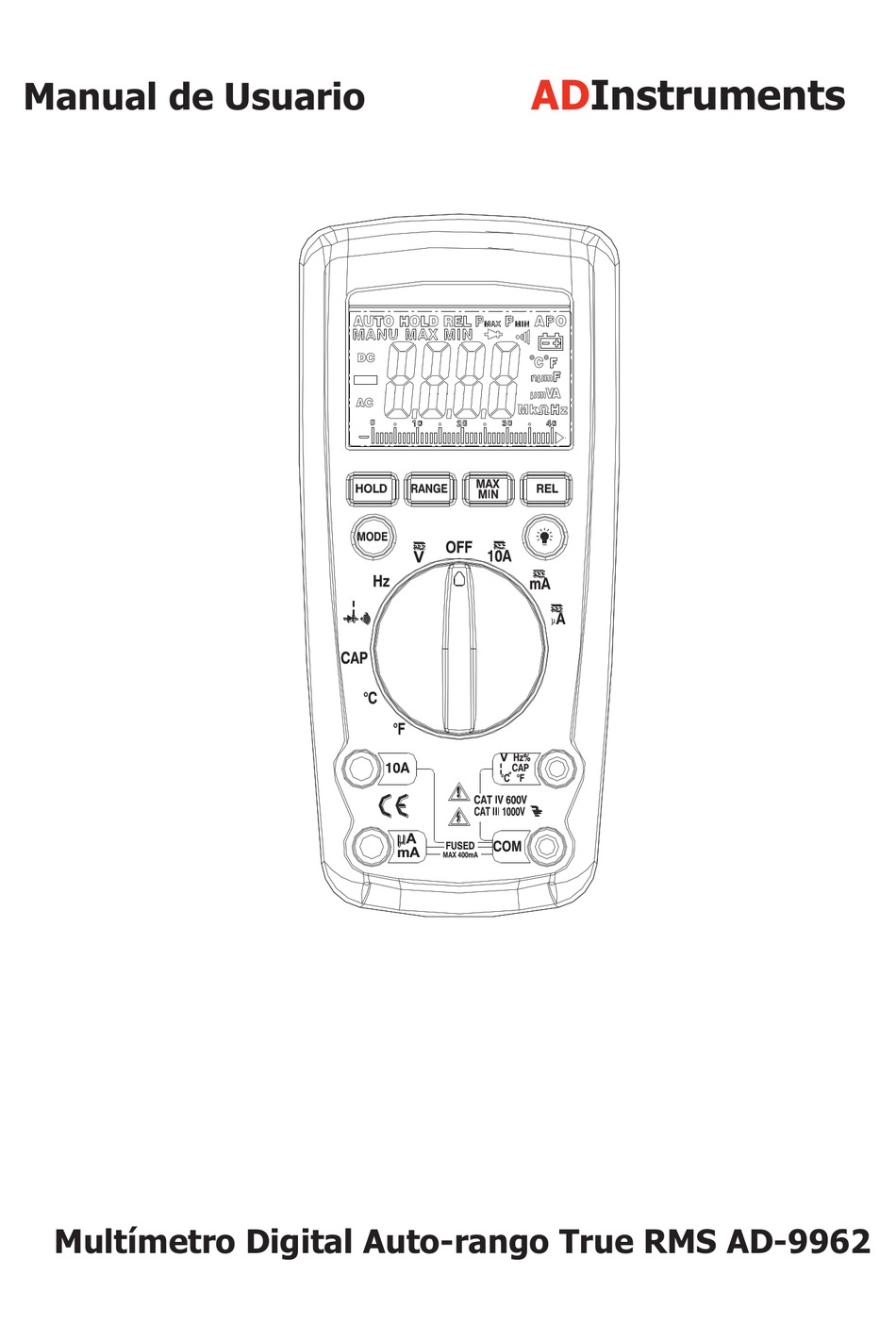 ADINSTRUMENTS AD-9962 MANUAL Pdf Download | ManualsLib