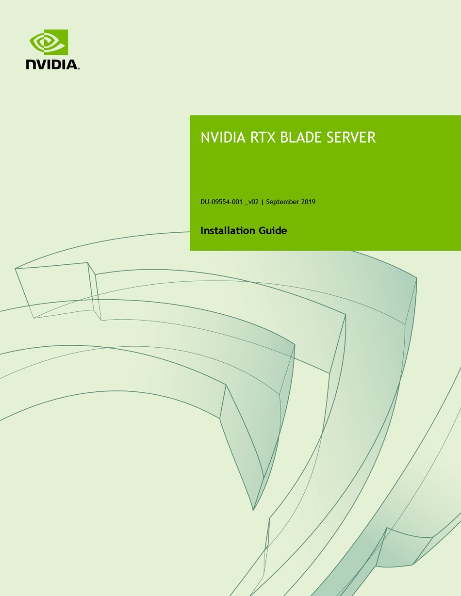 NVIDIA RTX BLADE SERVER INSTALLATION MANUAL Pdf Download | ManualsLib