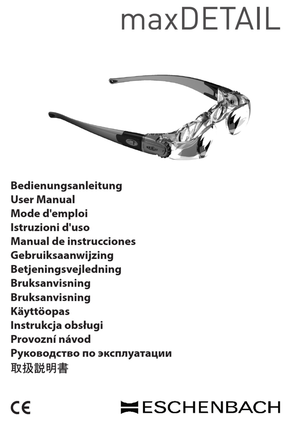ESCHENBACH MAXDETAIL USER MANUAL Pdf Download | ManualsLib