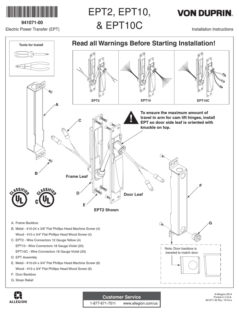 VON DUPRIN EPT2 INSTALLATION INSTRUCTIONS Pdf Download ManualsLib von-duprin-ept2-installation-instructions-pdf-download-manualslib