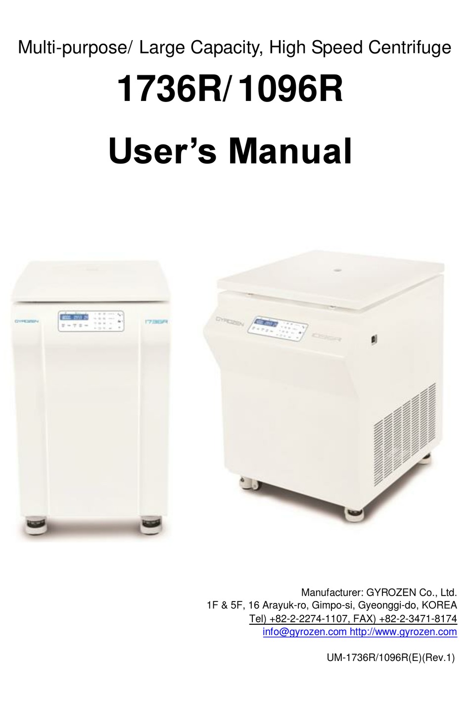 GYROZEN 1096R USER MANUAL Pdf Download | ManualsLib