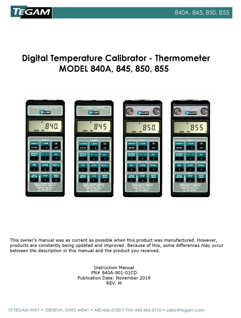 TEGAM 840A INSTRUCTION MANUAL Pdf Download | ManualsLib TEGAM 840A INSTRUCTION MANUAL Pdf Download | ManualsLib