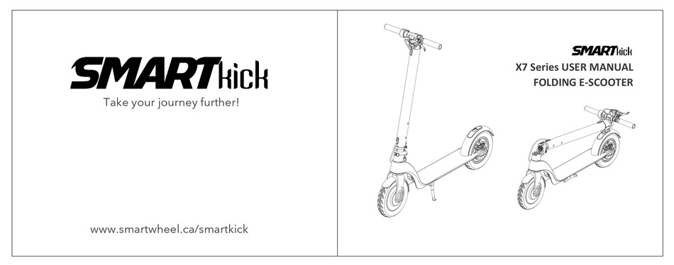 SMART WHEEL SMARTKICK X7 SERIES USER MANUAL Pdf Download | ManualsLib