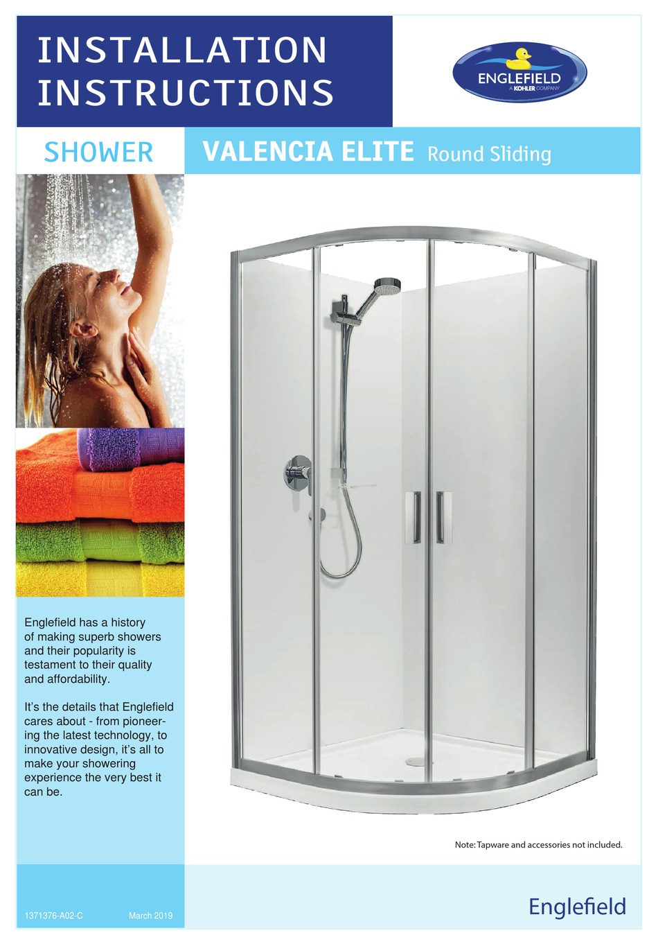 ENGLEFIELD VALENCIA ELITE INSTALLATION INSTRUCTIONS MANUAL Pdf Download ...