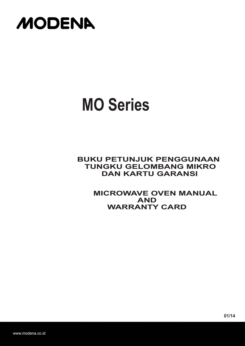 MODENA MO SERIES MANUAL Pdf Download | ManualsLib