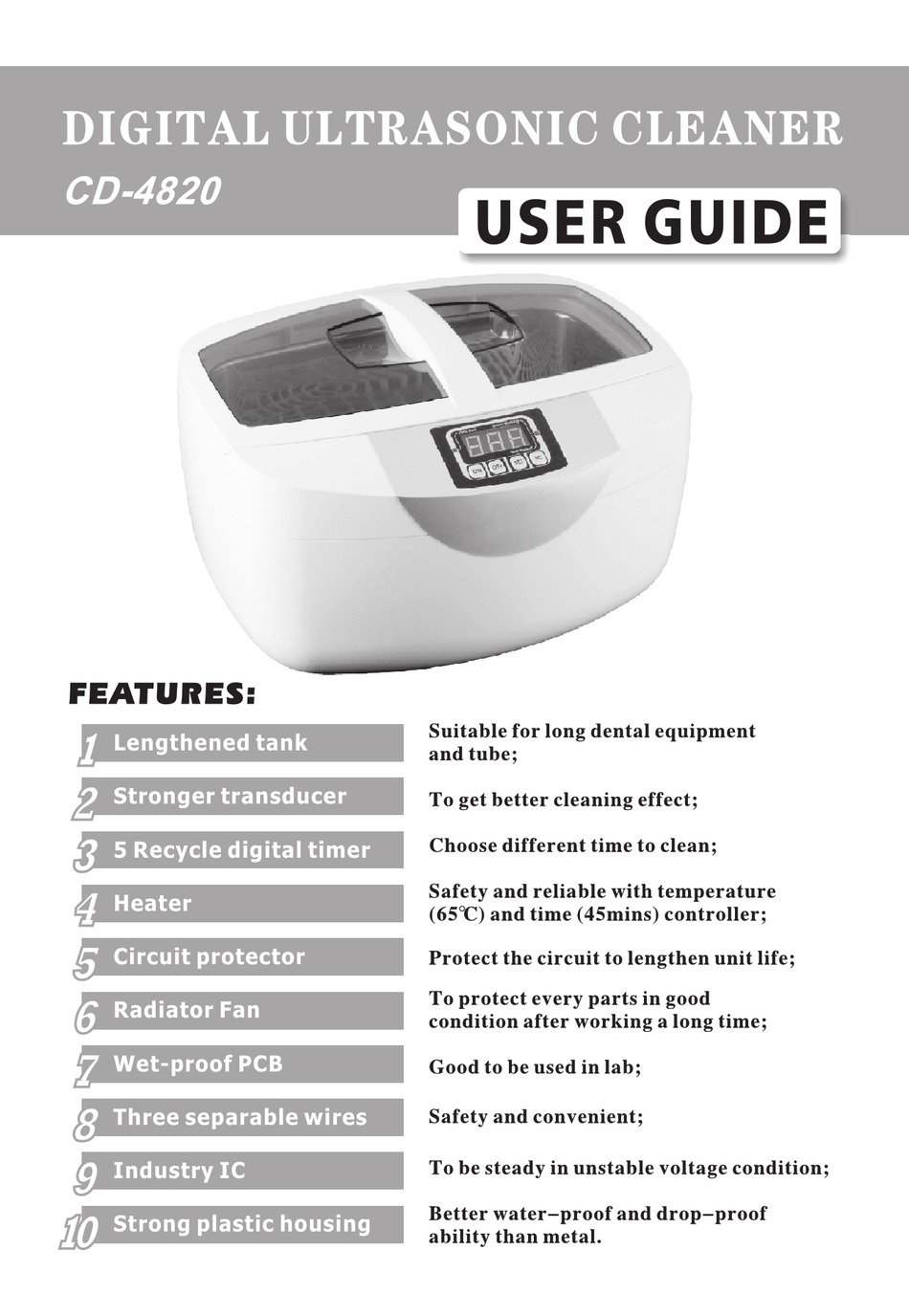 CODYSON CD-4820 USER MANUAL Pdf Download | ManualsLib