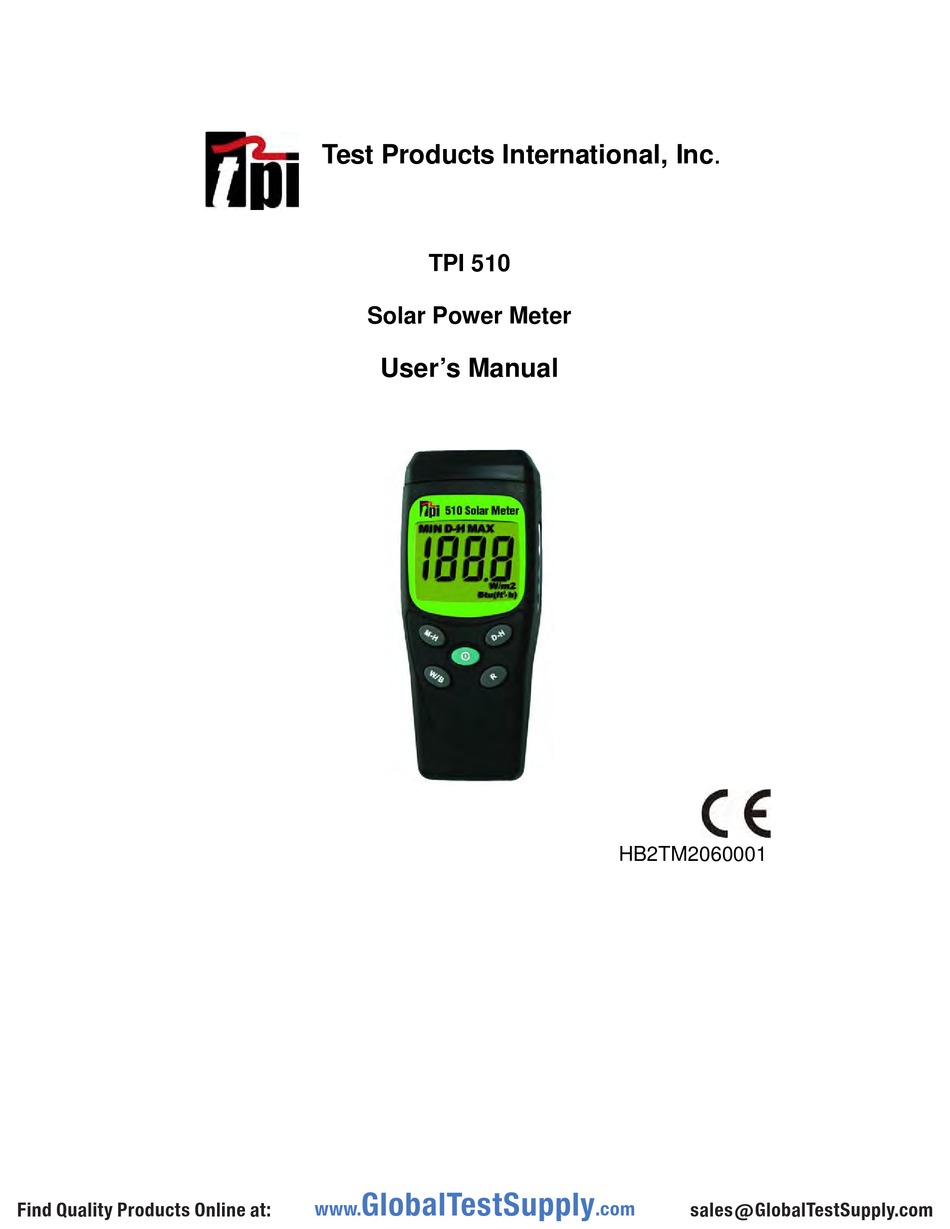 TPI 510 USER MANUAL Pdf Download ManualsLib tpi-510-user-manual-pdf-download-manualslib