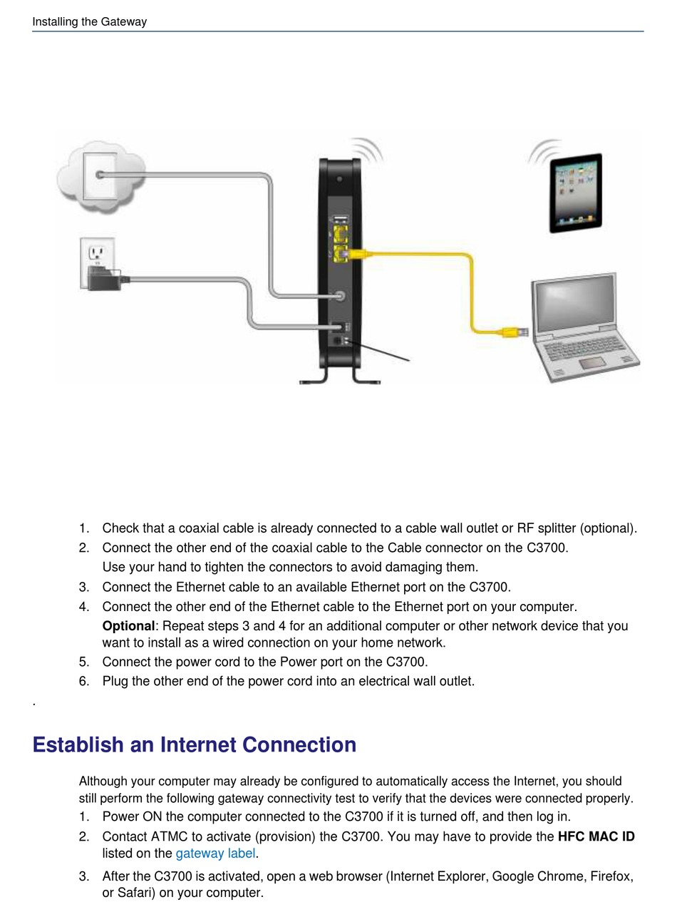 NETGEAR C3700 MANUAL Pdf Download | ManualsLib