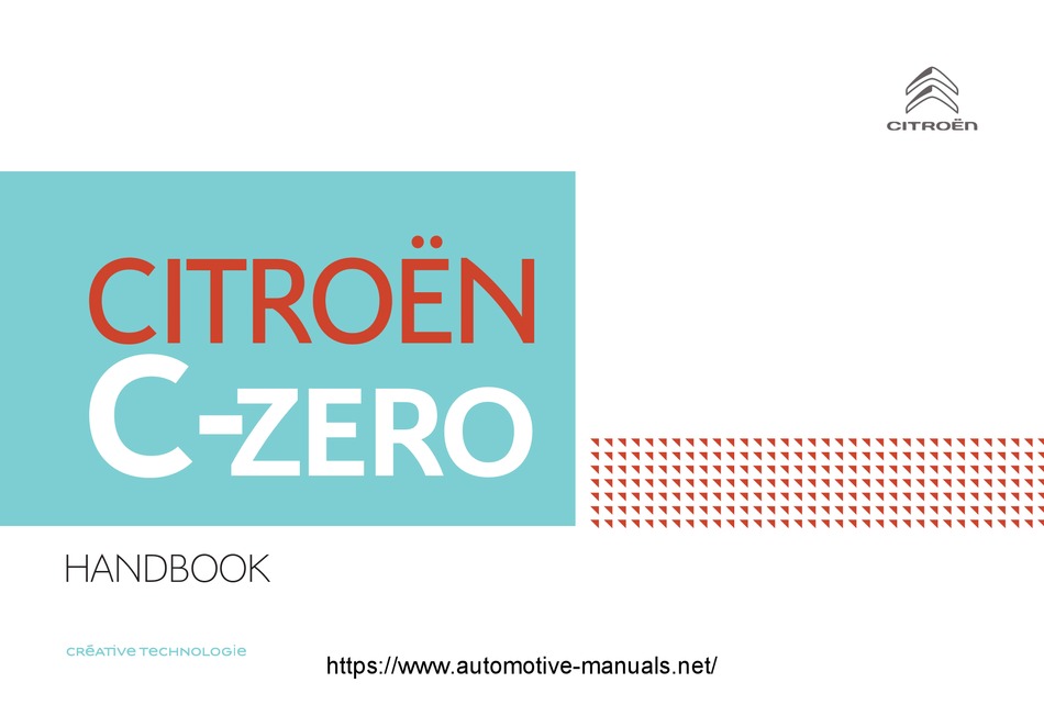CITROEN C-ZERO HANDBOOK Pdf Download | ManualsLib