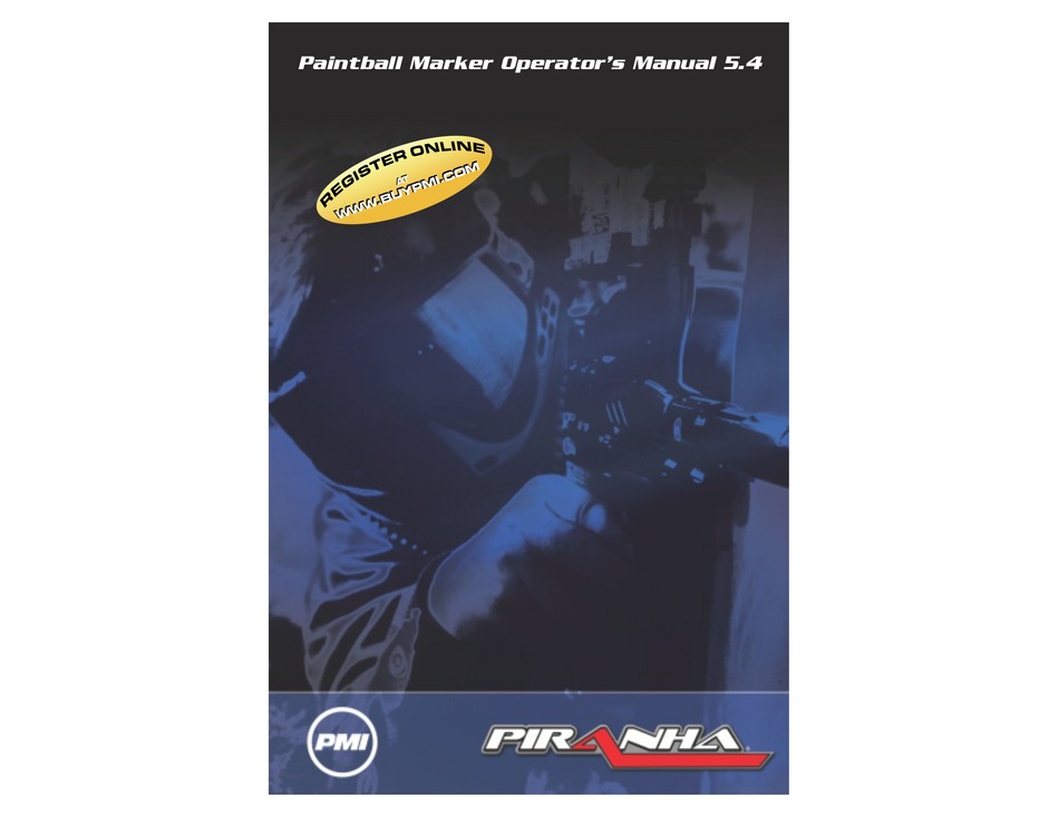 PMI PIRANHA R6 OPERATOR'S MANUAL Pdf Download | ManualsLib