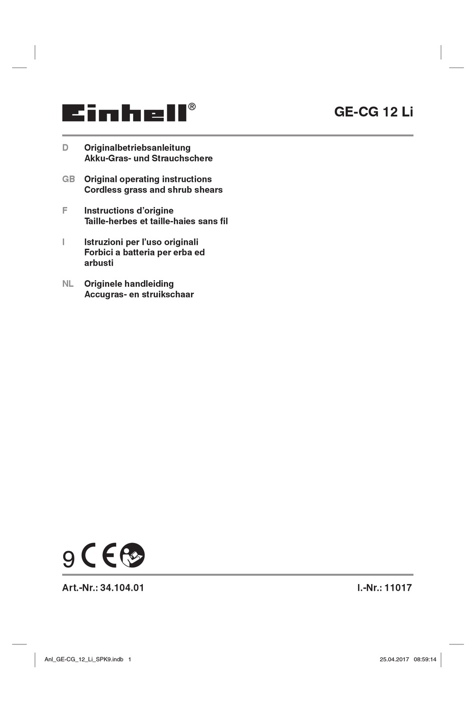 einhell-ge-cg-12-li-original-operating-instructions-pdf-download