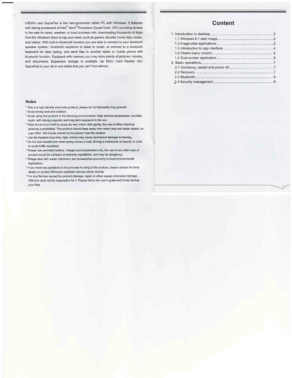 IVIEW SUPRAPAD MANUAL Pdf Download | ManualsLib