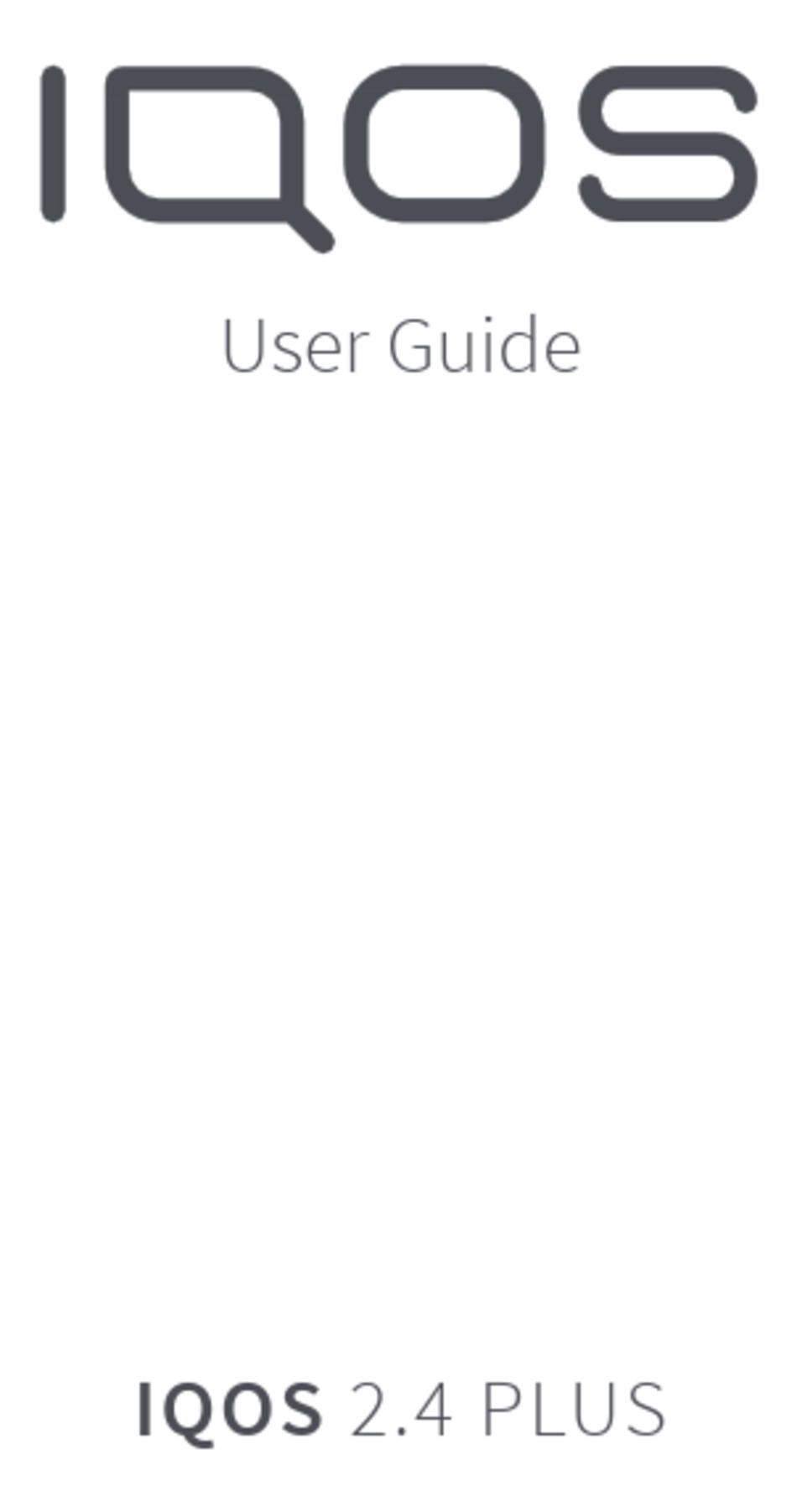 IQOS 2 4 PLUS USER MANUAL Pdf Download ManualsLib