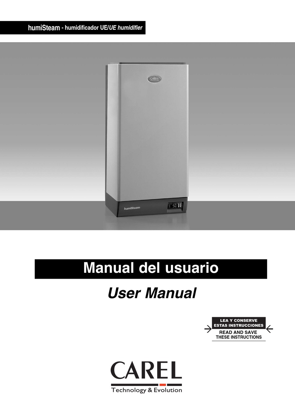 CAREL HUMISTEAM UE SERIES USER MANUAL Pdf Download | ManualsLib