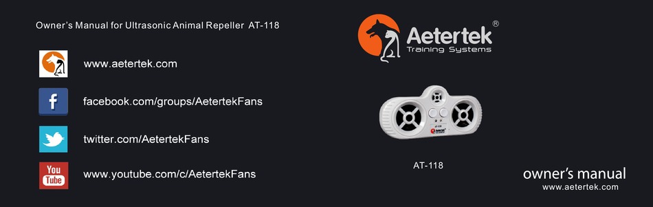 AETERTEK AT-118 OWNER'S MANUAL Pdf Download | ManualsLib