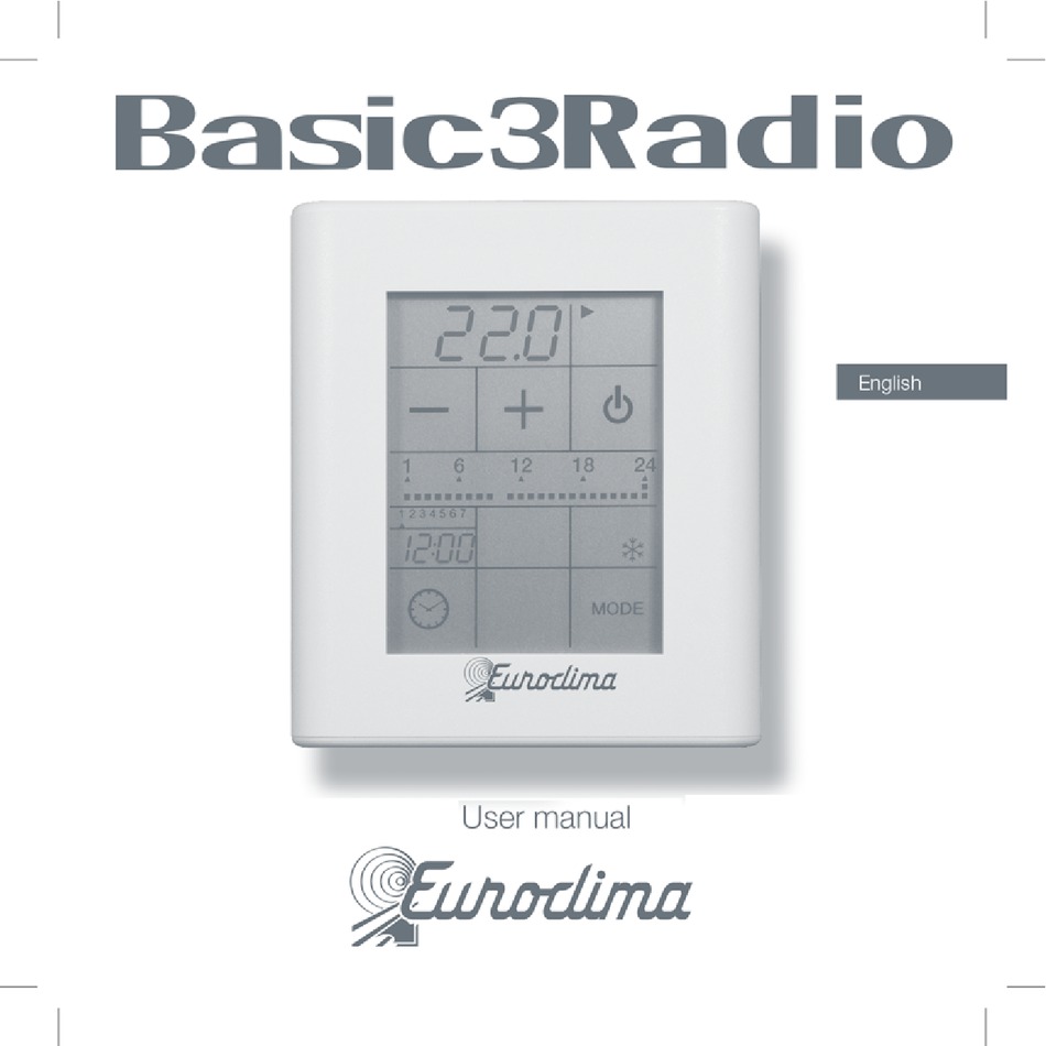 EUROCLIMA BASIC 3RADIO USER MANUAL Pdf Download | ManualsLib