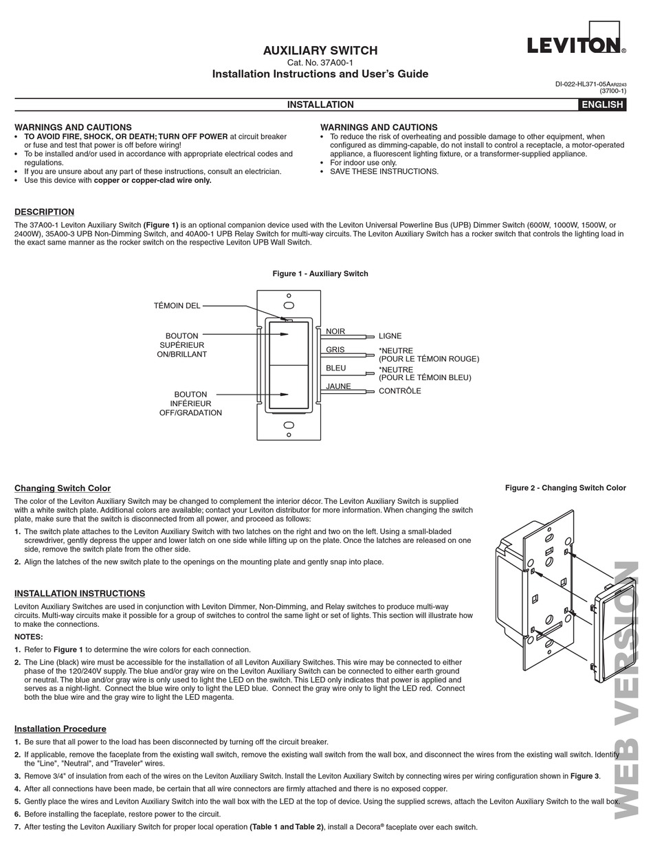 Leviton Three Way Switch Wiring Diagram Wiring Diagram