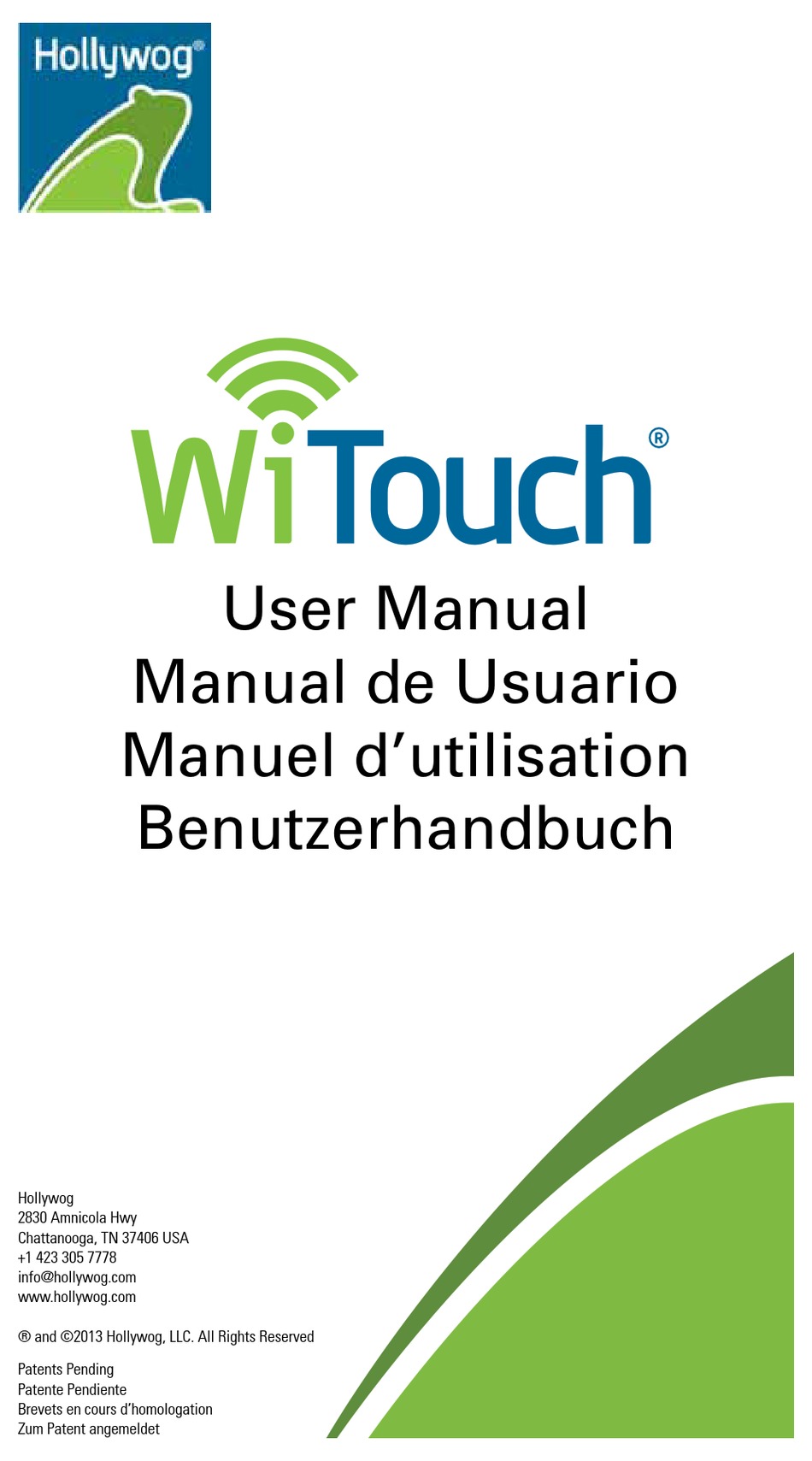 HOLLYWOG WITOUCH USER MANUAL Pdf Download | ManualsLib