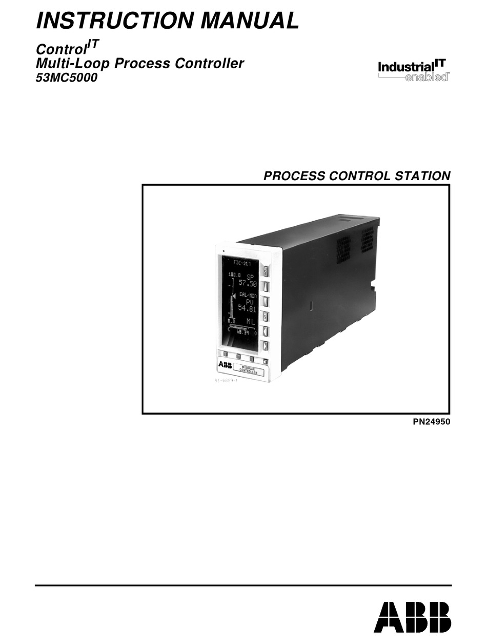 ABB CONTROLIT 53MC5000 INSTRUCTION MANUAL Pdf Download | ManualsLib