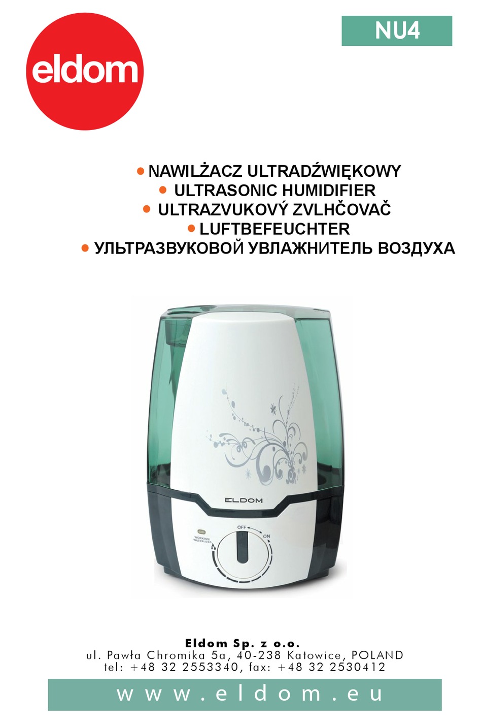 ELDOM NU4 USER MANUAL Pdf Download | ManualsLib