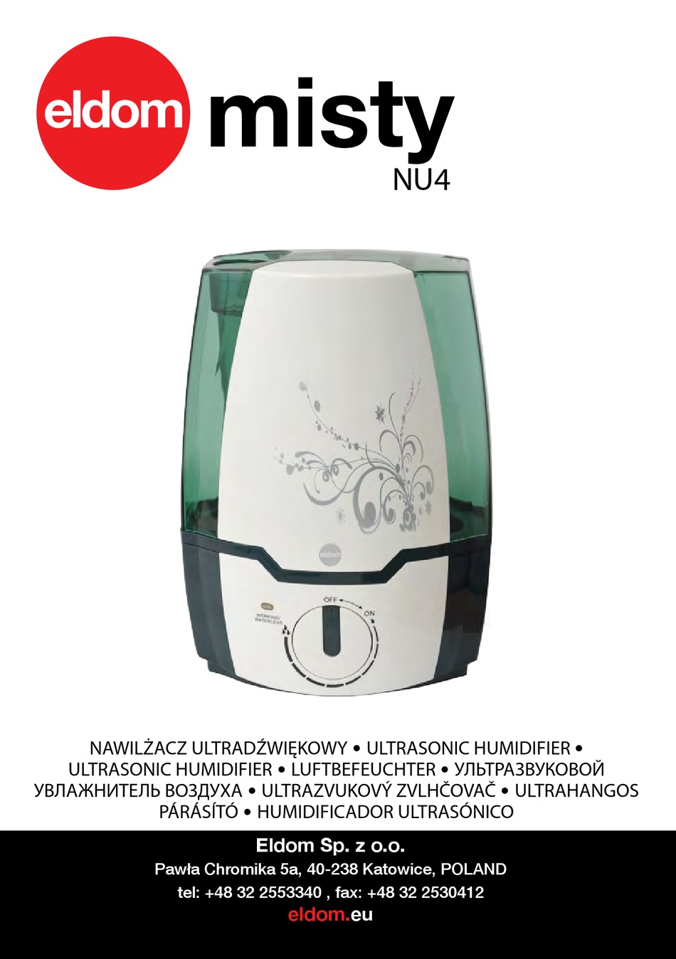 ELDOM NU4 MISTY INSTRUCTION MANUAL Pdf Download | ManualsLib