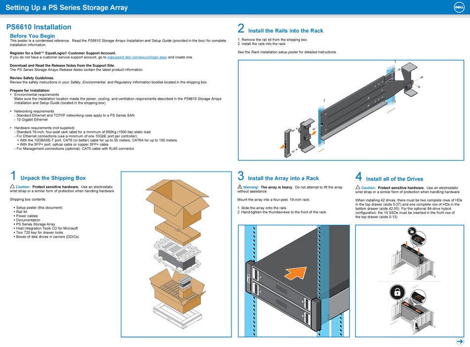 DELL PS SERIES SETTING UP Pdf Download | ManualsLib
