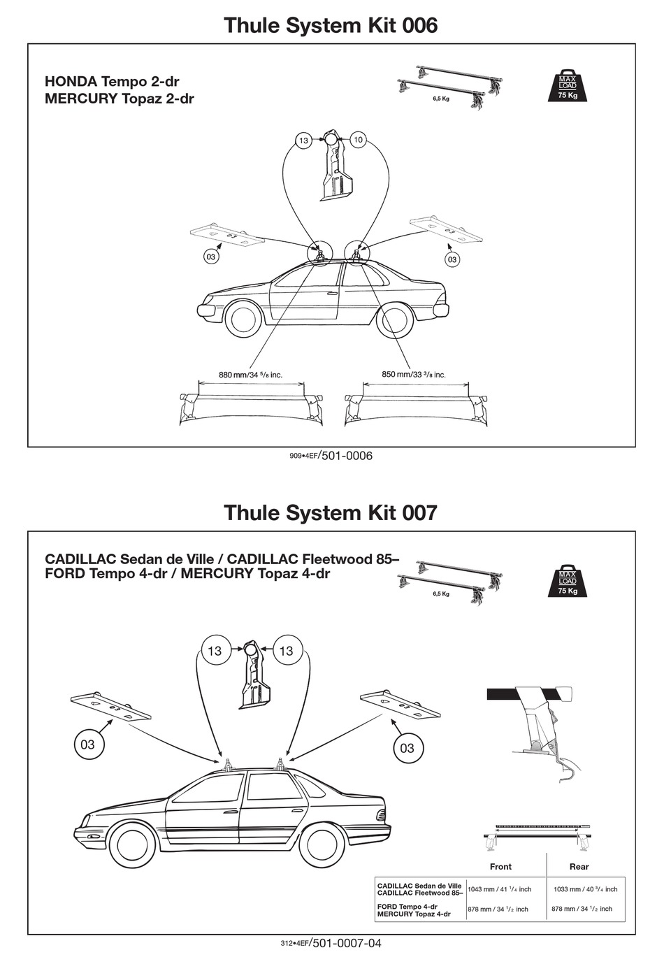 THULE 6 MANUAL Pdf Download | ManualsLib