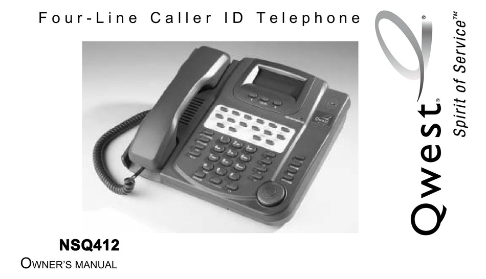 VERIZON QUEST NSQ412 OWNER'S MANUAL Pdf Download | ManualsLib