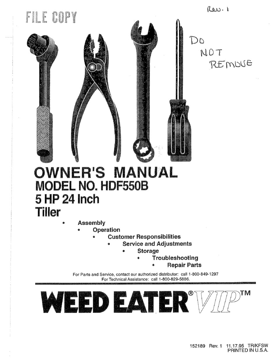 WEED EATER 152189 OWNER S MANUAL Pdf Download ManualsLib weed-eater-152189-owner-s-manual-pdf-download-manualslib