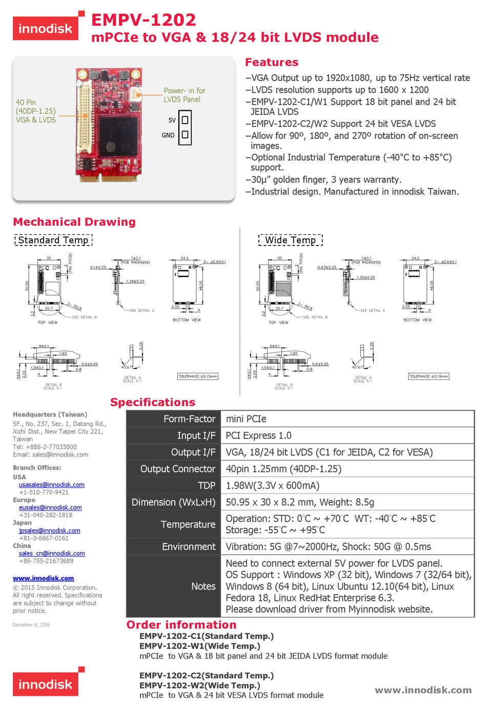 INNODISK EMPV-1202 MANUAL AND INSTALLATION MANUAL Pdf Download | ManualsLib