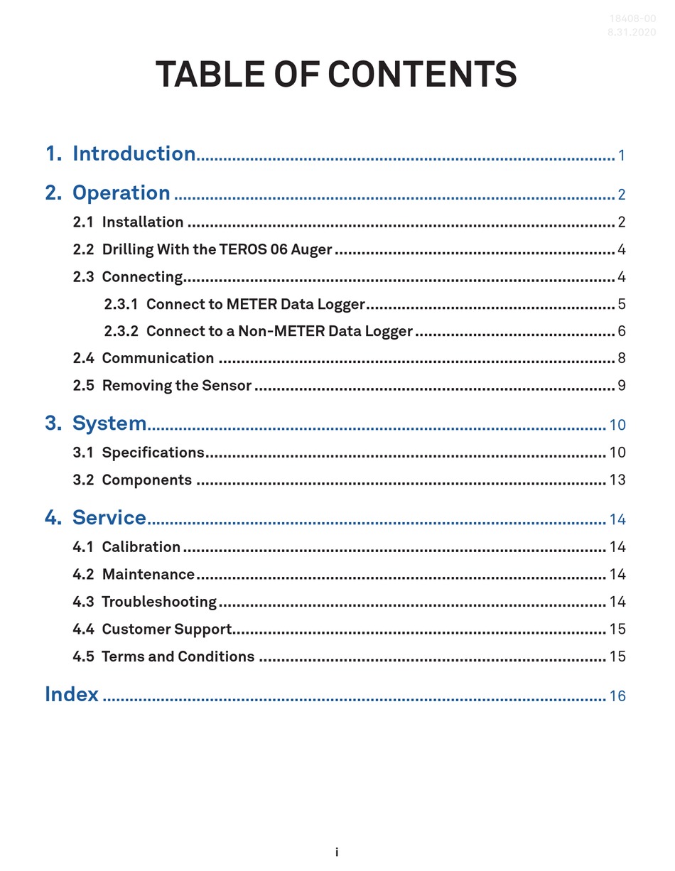 METER TEROS 06 MANUAL Pdf Download | ManualsLib