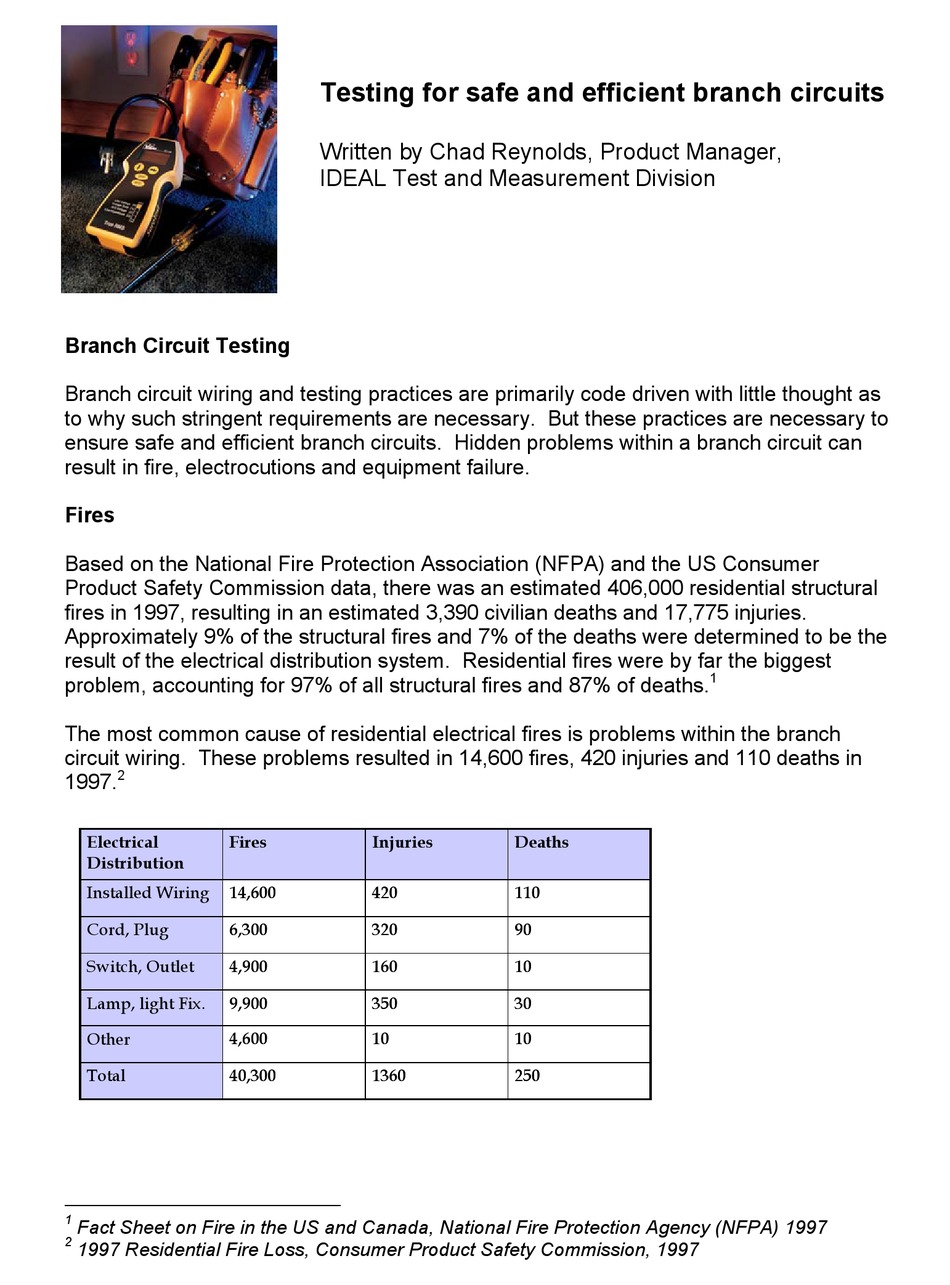 Ideal Suretest 61 164 Instruction Manual Pdf Download Manualslib