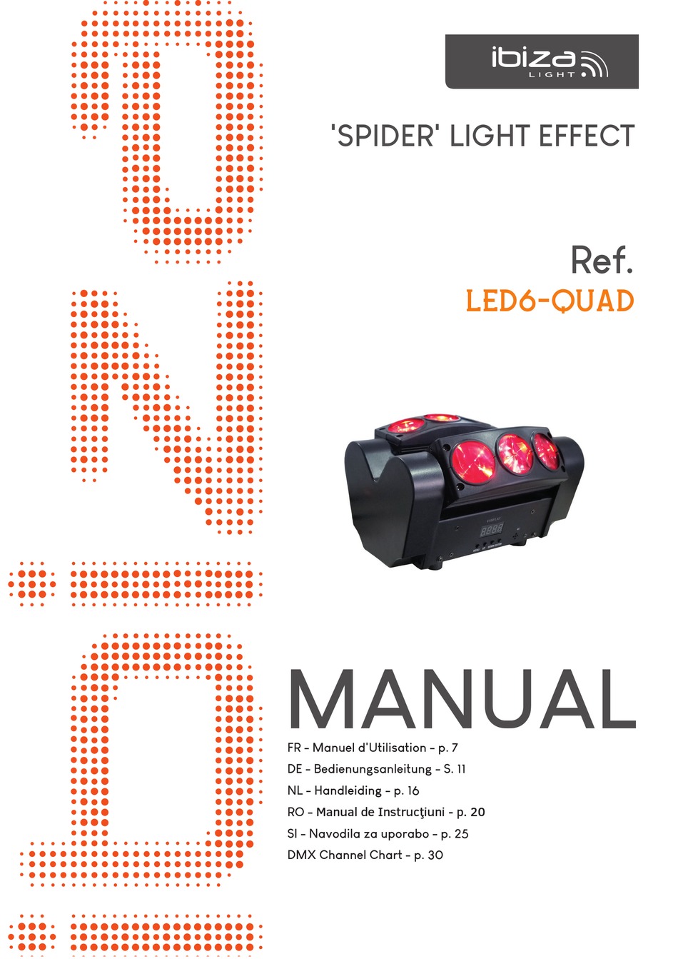 IBIZA LED6-QUAD MANUAL Pdf Download | ManualsLib