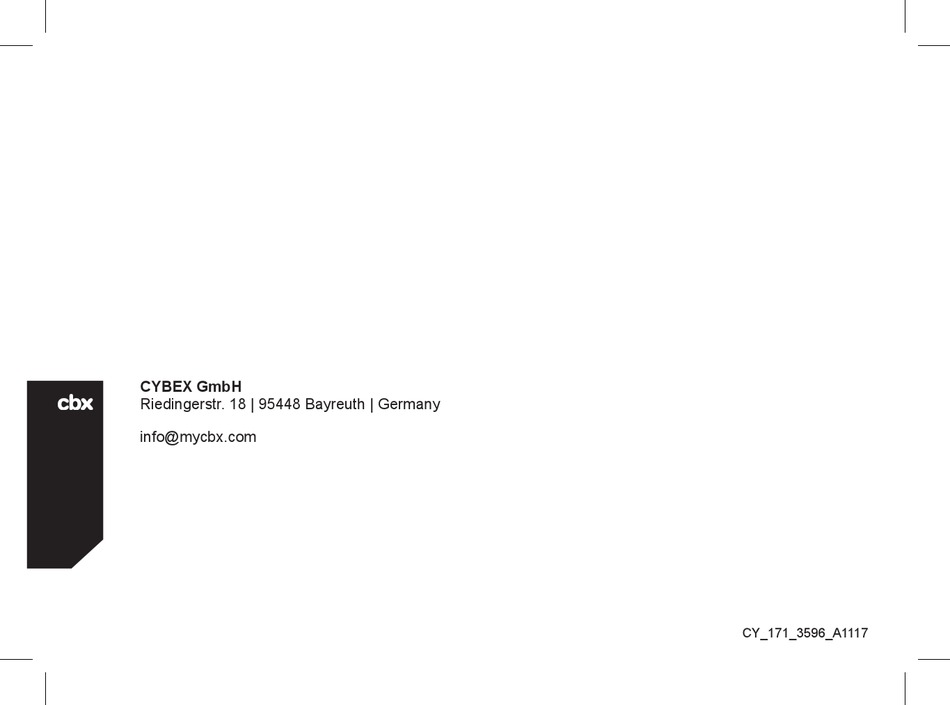 CYBEX CBX SHIMA USER MANUAL Pdf Download | ManualsLib