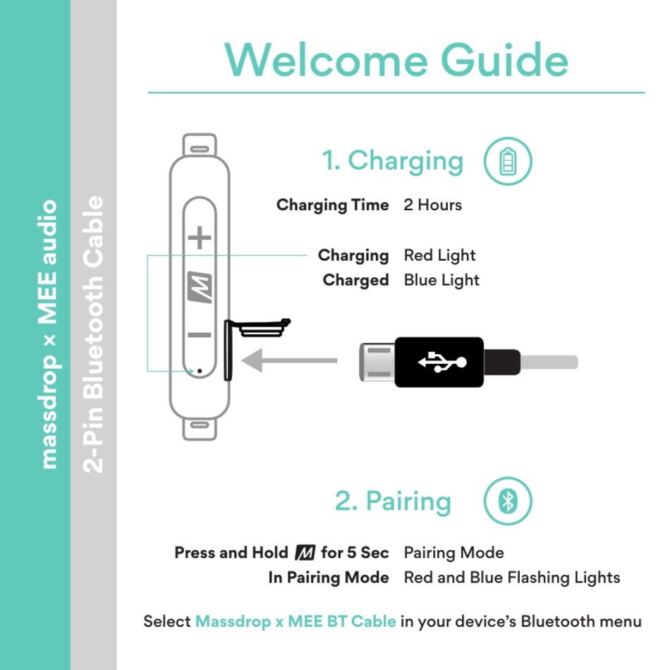 DROP MASSDROP X MEE AUDIO WELCOME MANUAL Pdf Download | ManualsLib