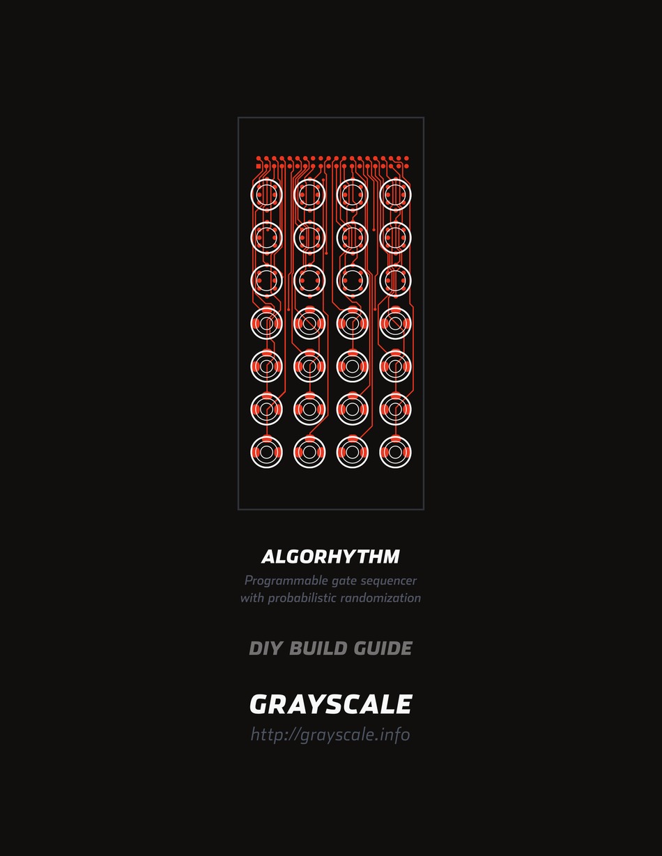 GRAYSCALE ALGORHYTHM BUILD MANUAL Pdf Download | ManualsLib