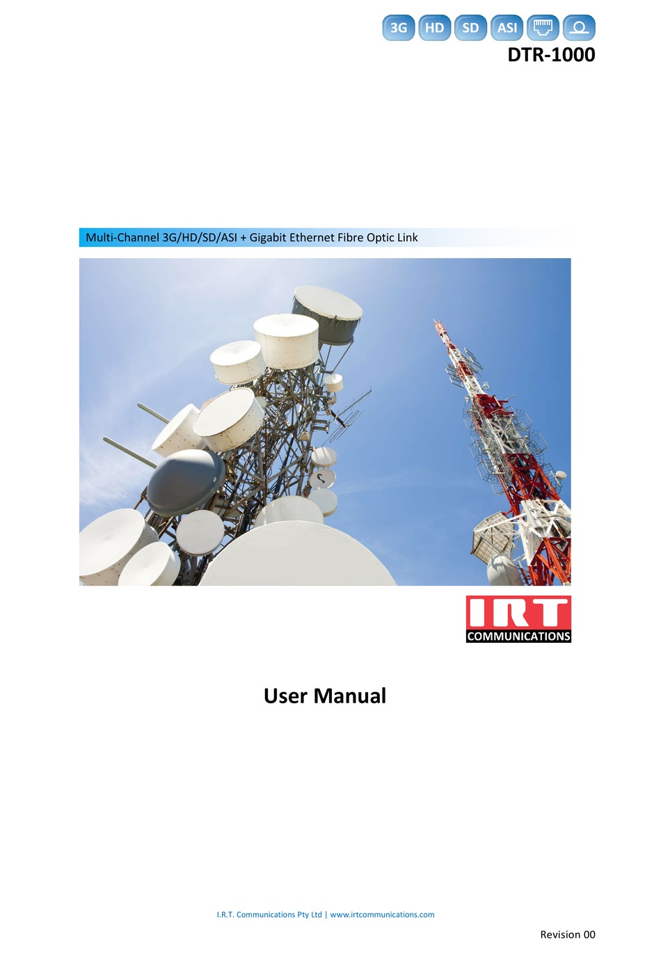 IRT DTR-1000 USER MANUAL Pdf Download | ManualsLib