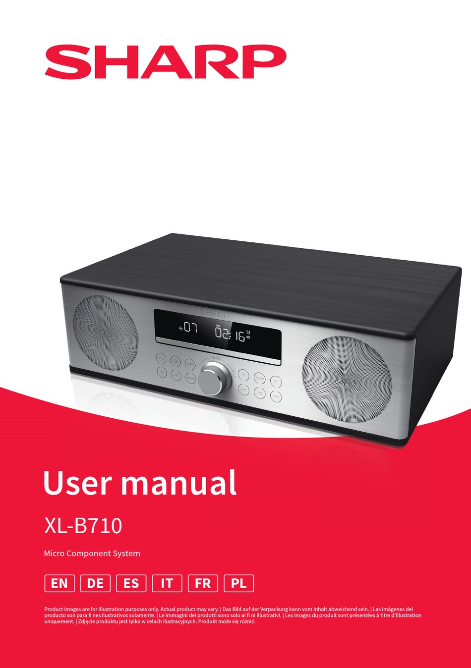 SHARP XL-B710 USER MANUAL Pdf Download | ManualsLib