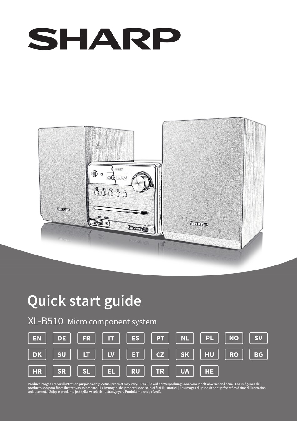 SHARP XL-B510 QUICK START MANUAL Pdf Download | ManualsLib