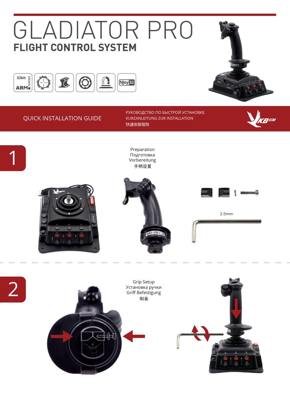 VKB-SIM GLADIATOR PRO QUICK INSTALLATION MANUAL Pdf Download | ManualsLib VKB-SIM GLADIATOR PRO QUICK INSTALLATION MANUAL Pdf Download | ManualsLib