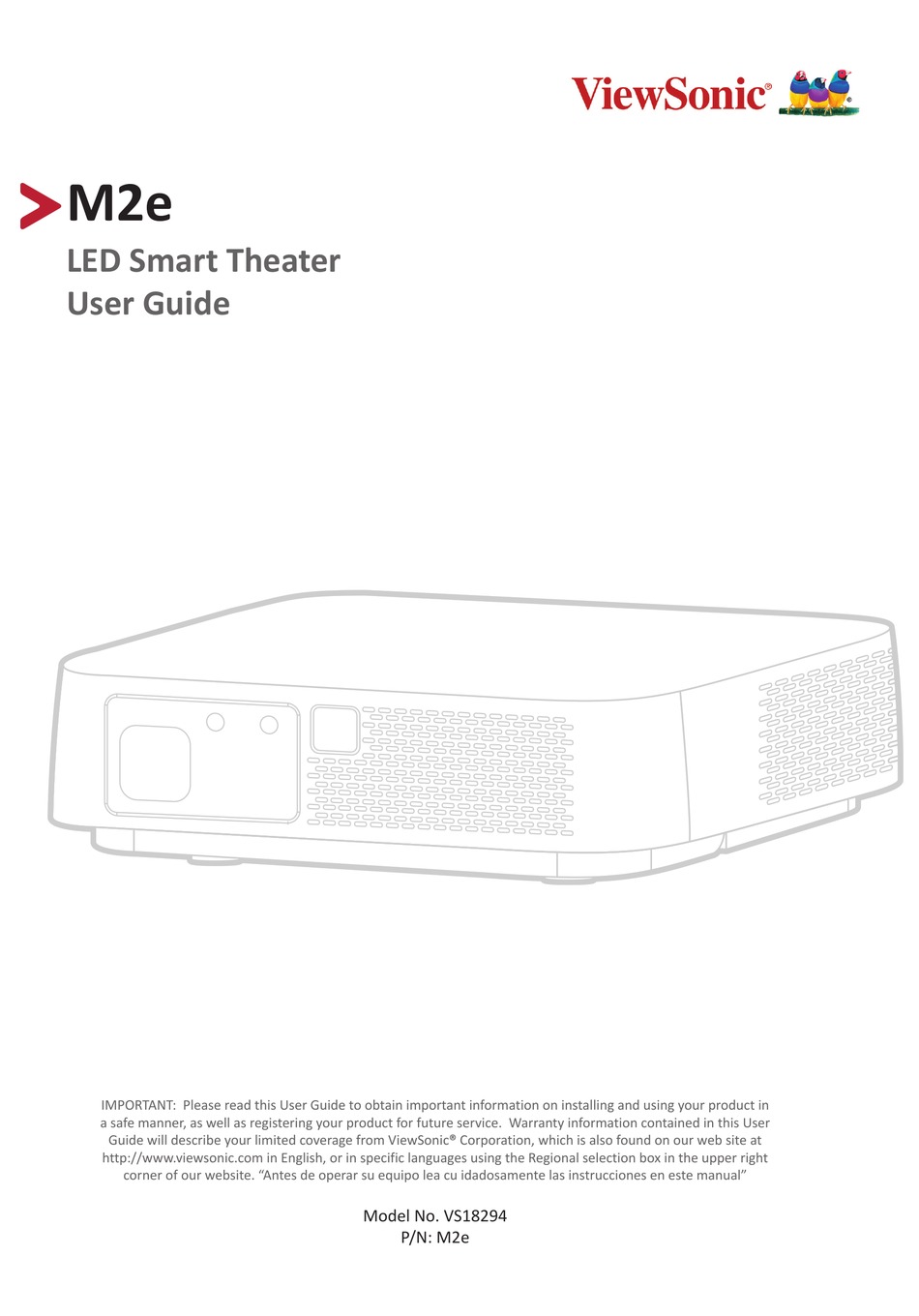 VIEWSONIC M2E USER MANUAL Pdf Download | ManualsLib