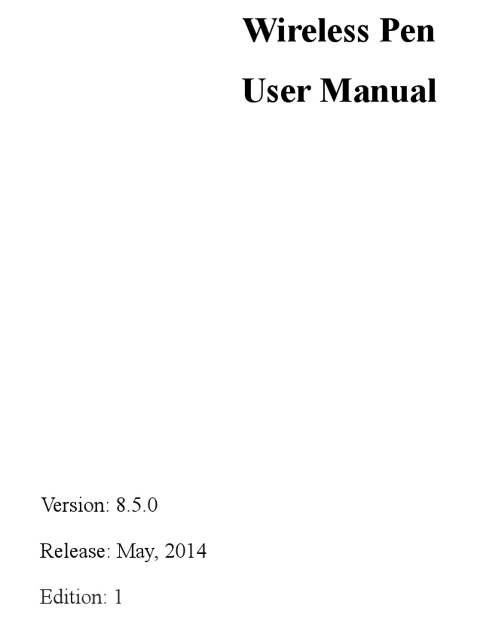PENPOWER TECHNOLOGY WIRELESS PEN USER MANUAL Pdf Download | ManualsLib