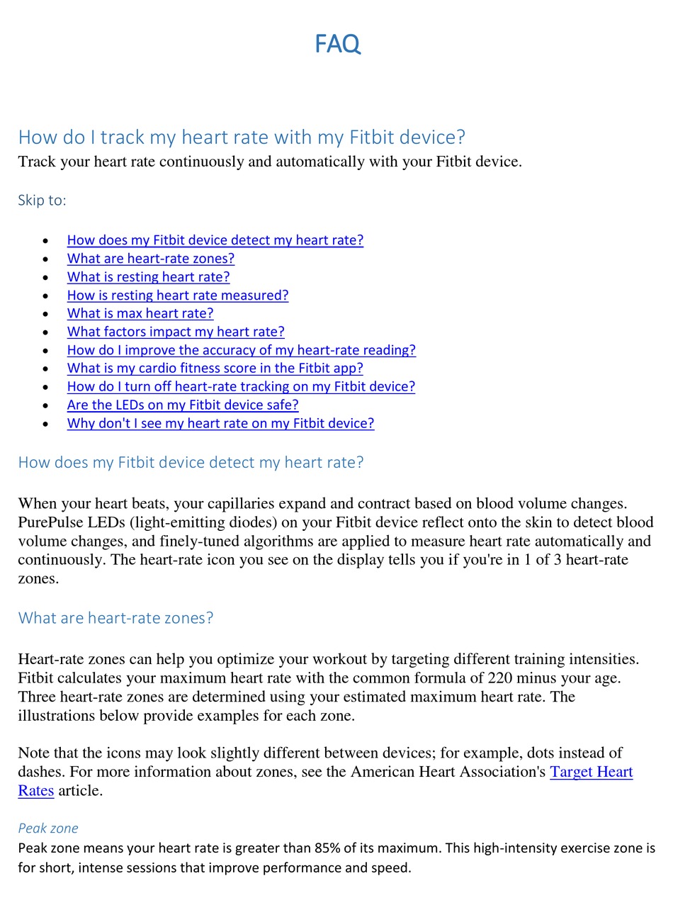 FITBIT ZIP VERSA MANUAL Pdf Download | ManualsLib