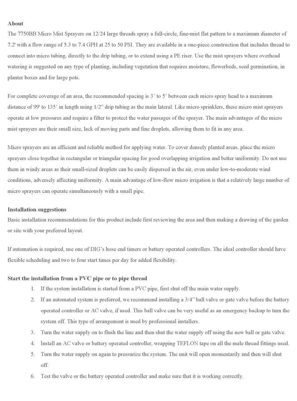 DIG 7750BB INSTALLATION Pdf Download | ManualsLib