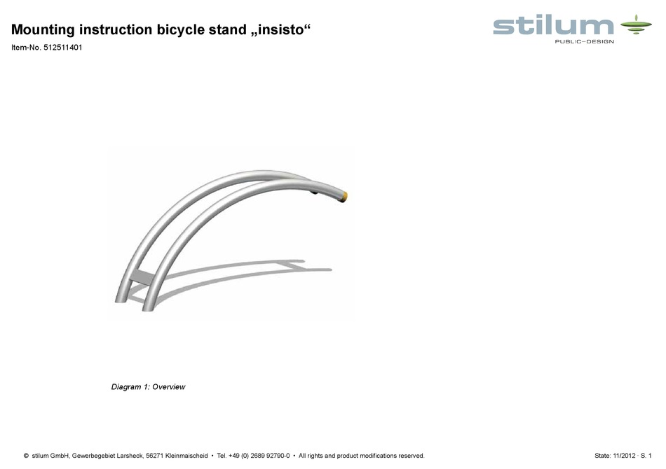 STILUM INSISTO MOUNTING INSTRUCTION Pdf Download | ManualsLib