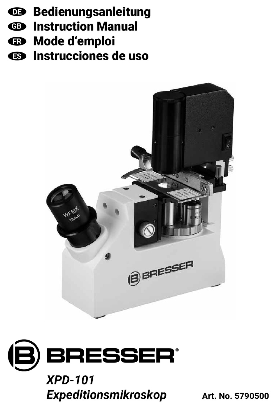 BRESSER XPD-101 INSTRUCTION MANUAL Pdf Download | ManualsLib