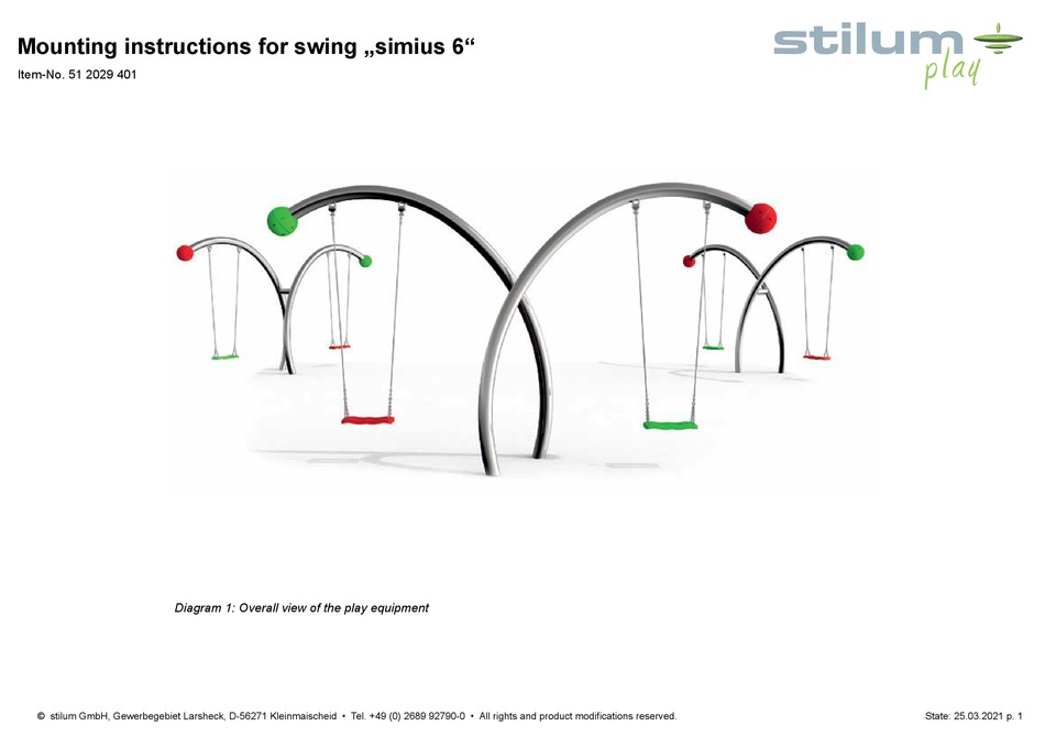 STILUM SIMIUS 6 MOUNTING INSTRUCTIONS Pdf Download | ManualsLib