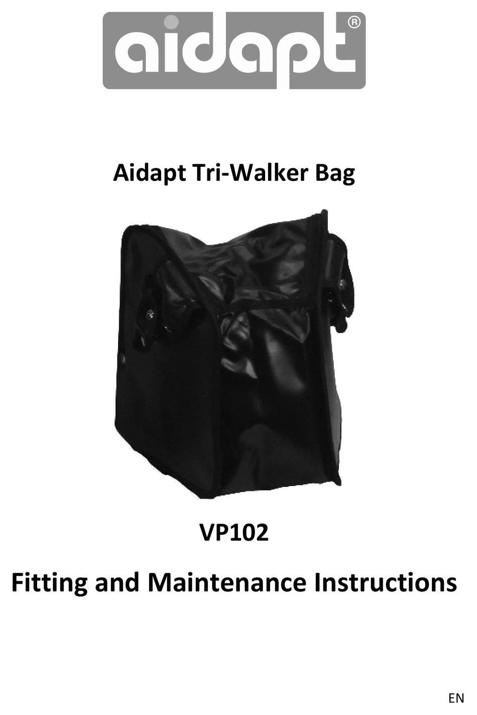 AIDAPT VP102 FITTING AND MAINTENANCE INSTRUCTIONS Pdf Download | ManualsLib